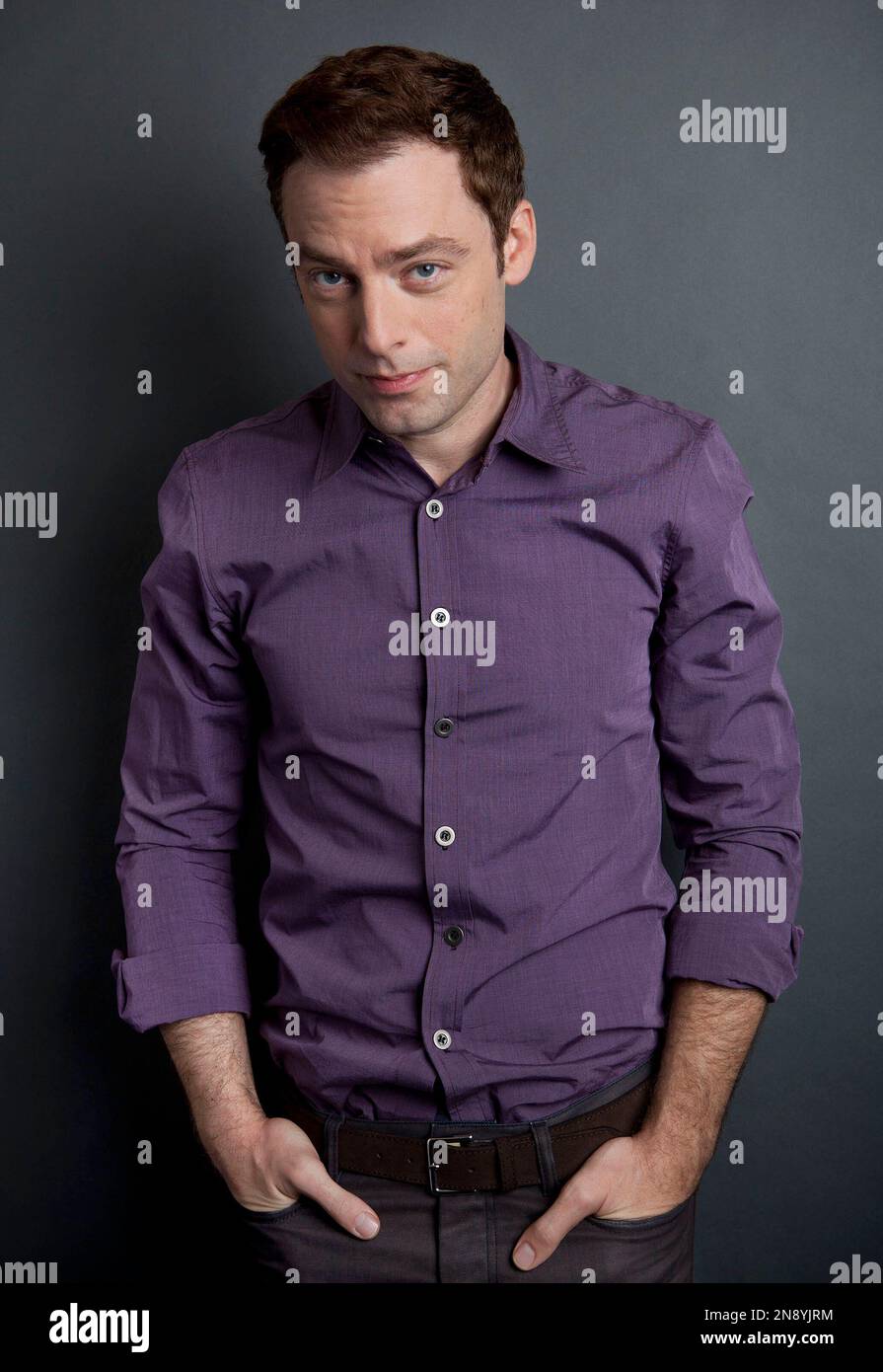 American stage and film actor Justin Kirk poses for a portrait on ...