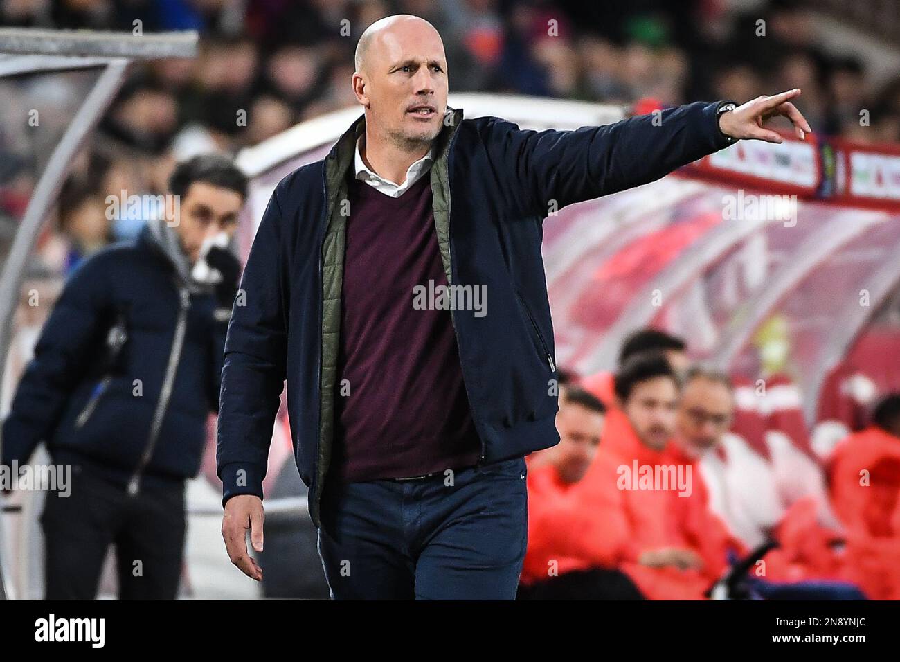 Philippe CLEMENT of Monaco during the French championship Ligue 1 ...