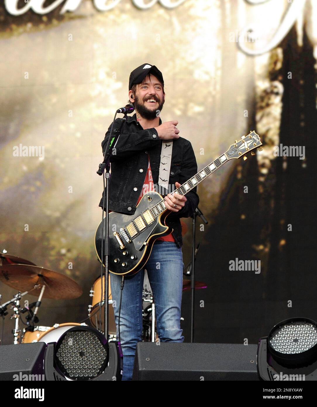 Band of Horses singer Ben Bridwell performs at the Global Citizen ...