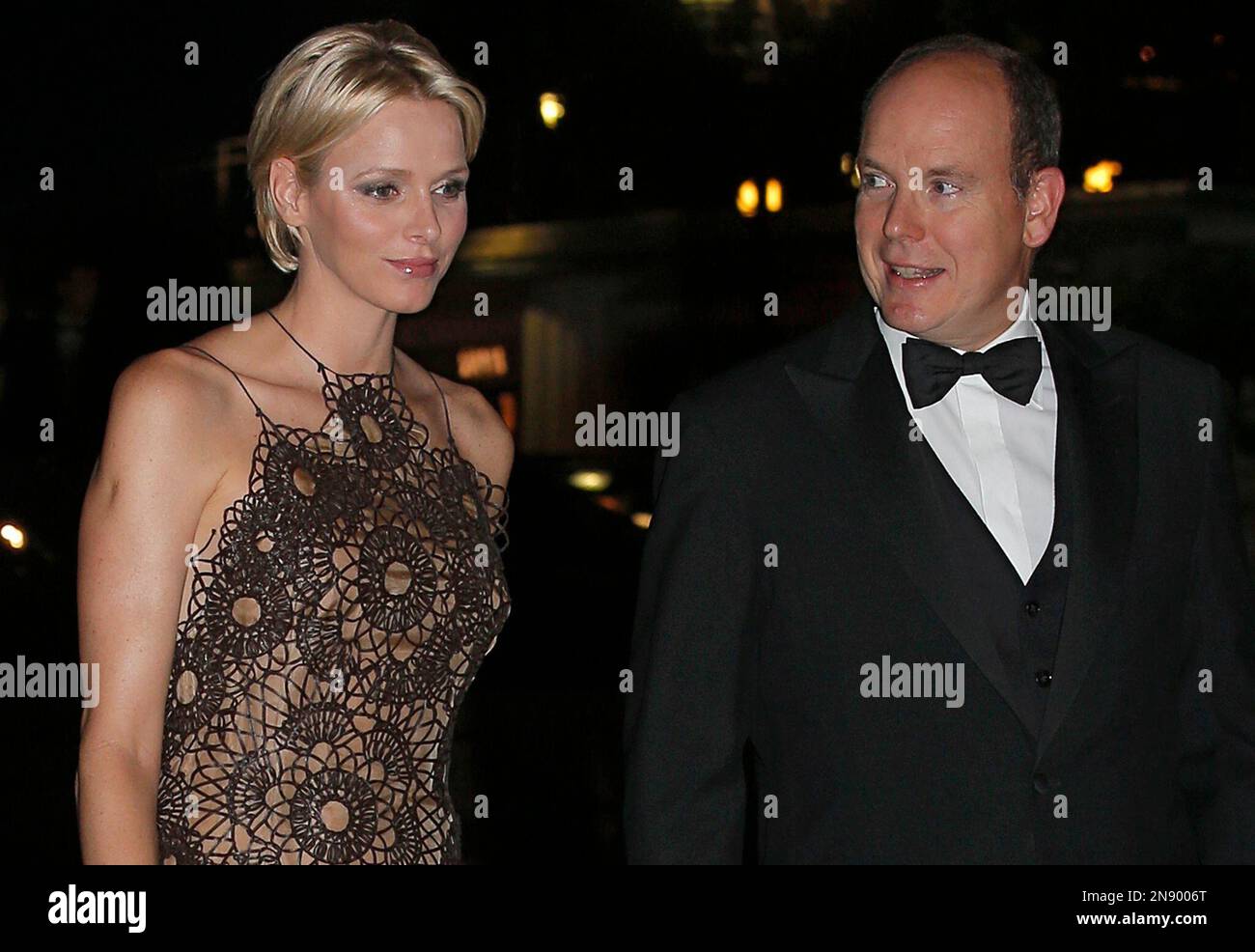Prince Albert of Monaco and his wife Princess Charlene attend "South ...