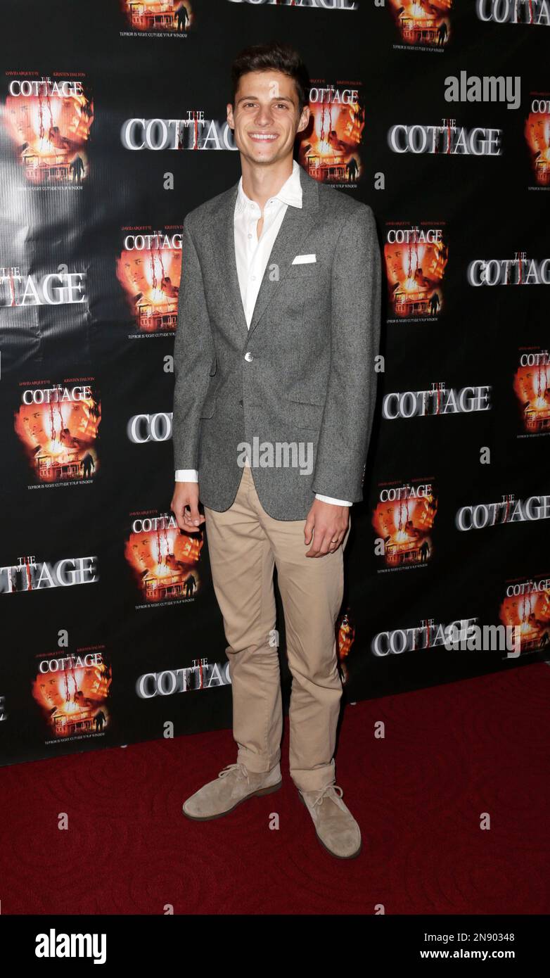 Ken Baumann attends "The Cottage" premiere at The Academy of Motion ...