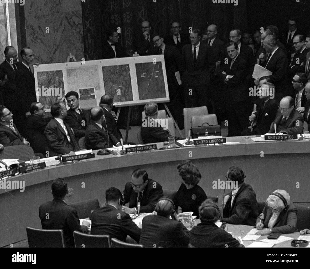 FILE - In this Oct. 25, 1962 file photo, U.S. Ambassador Adlai ...