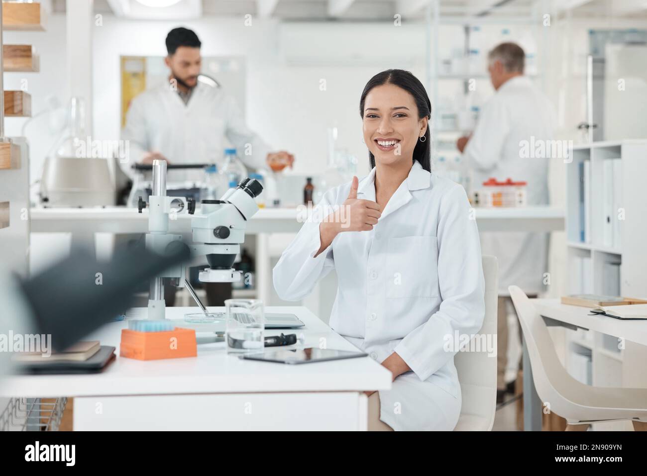 Successful lab experiment hi-res stock photography and images - Alamy