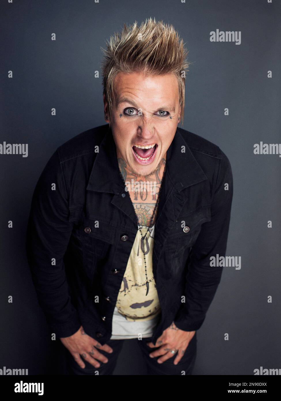 This Sept. 20, 2012 photo shows Jacoby Shaddix, lead singer of the ...