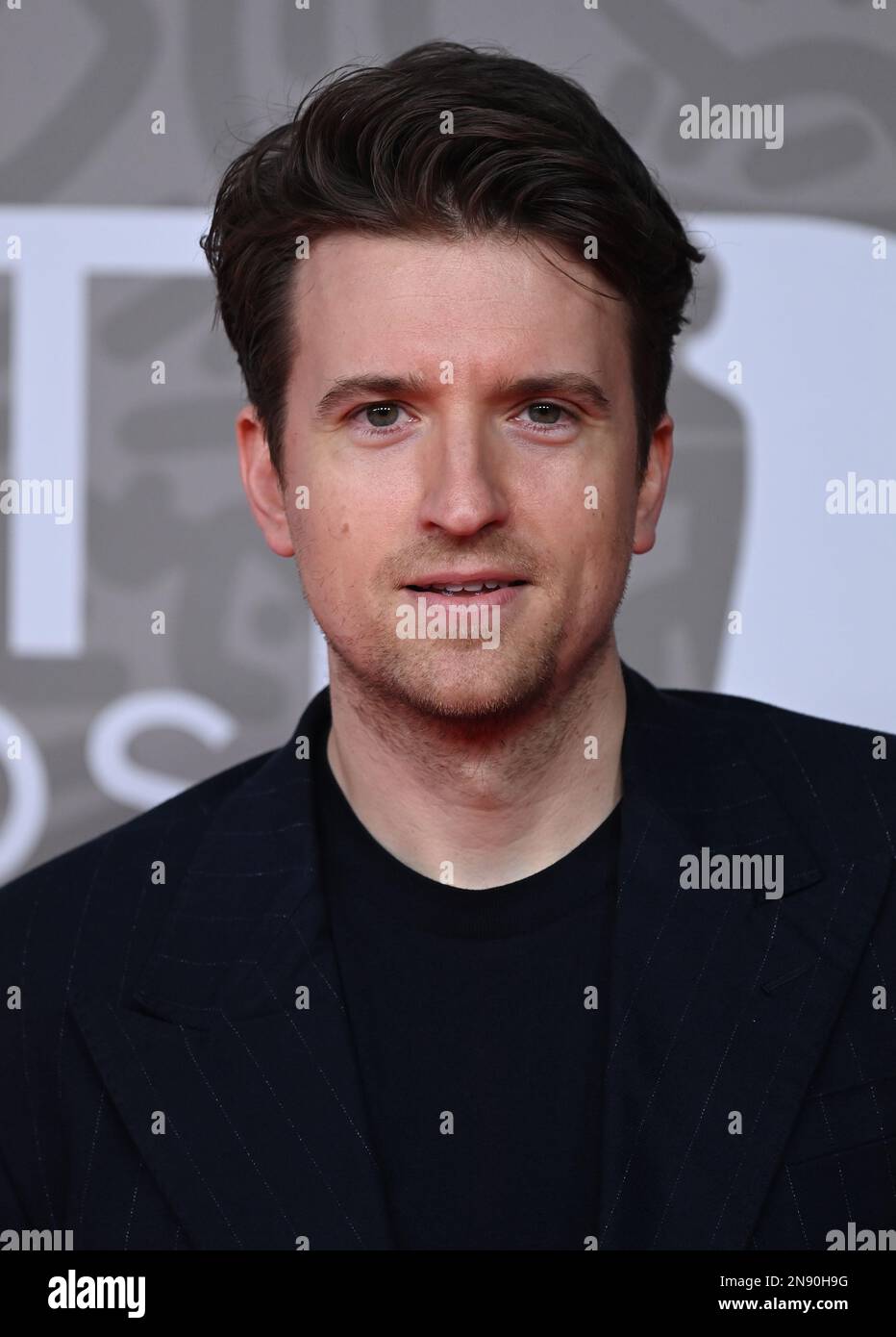 EDITORIAL USE ONLY February 11th, 2023, London, UK. Greg James arriving ...