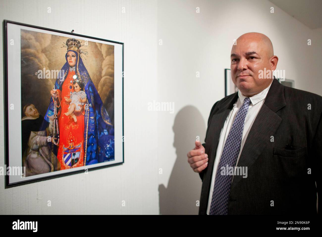 Alex Castro, photographer and son of Cuban leader Fidel Castro, stands ...