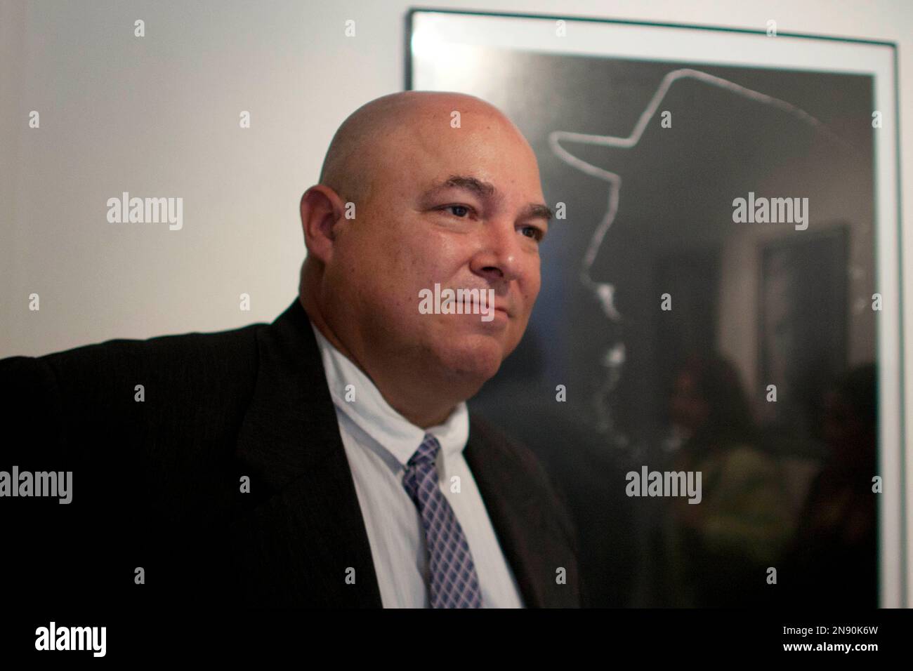 Alex Castro, photographer and son of Cuban leader Fidel Castro, stands ...