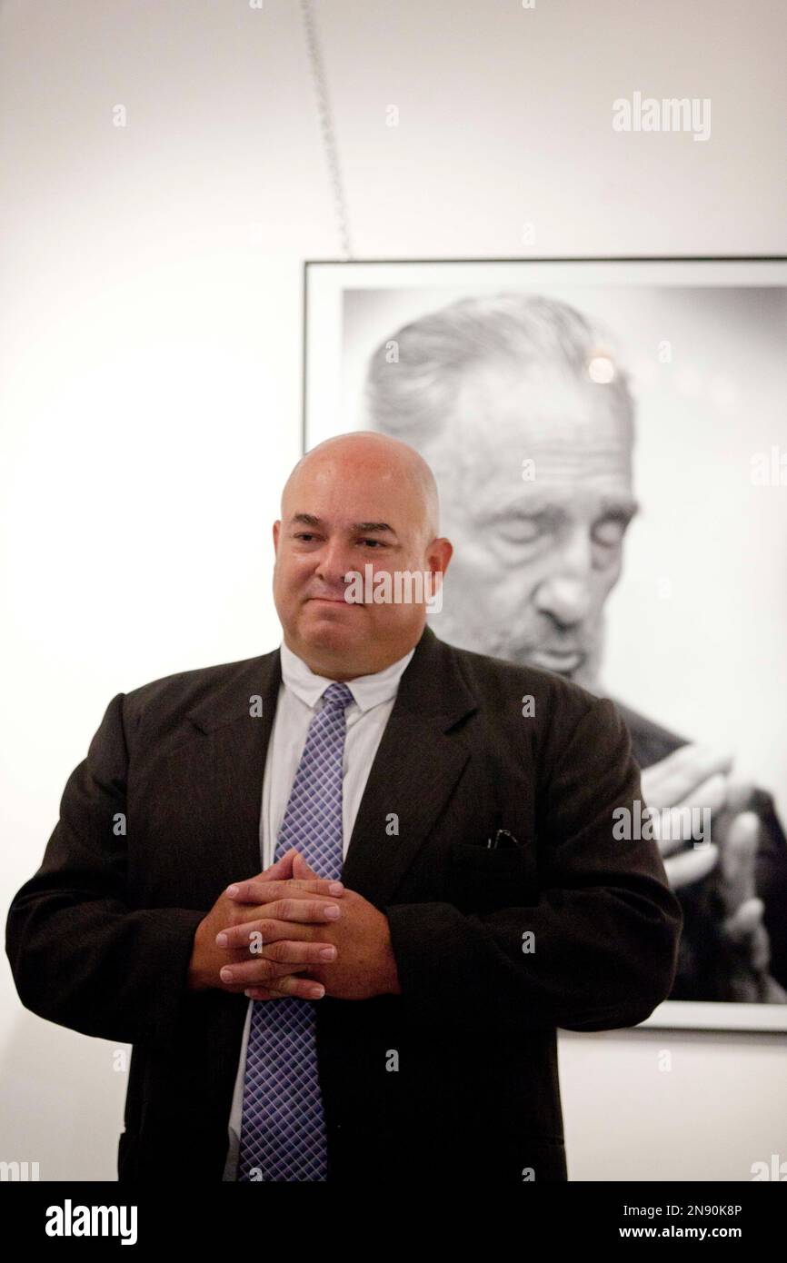 Alex Castro, photographer and son of Cuban leader Fidel Castro, attends ...