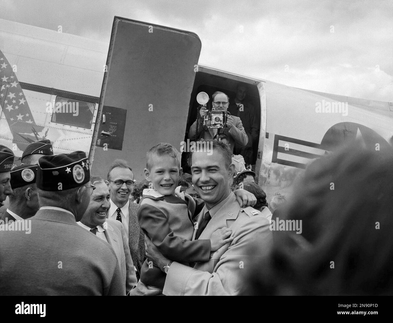 "You are going to stay with me always," Capt Harold Fischer Jr. told ...