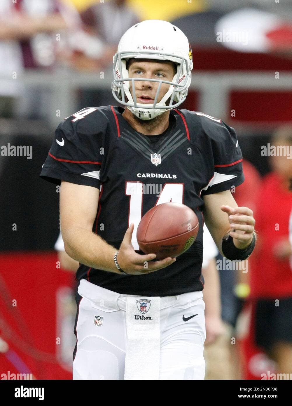 Arizona Cardinals quarterback Ryan Lindley (14) before an NFL football ...