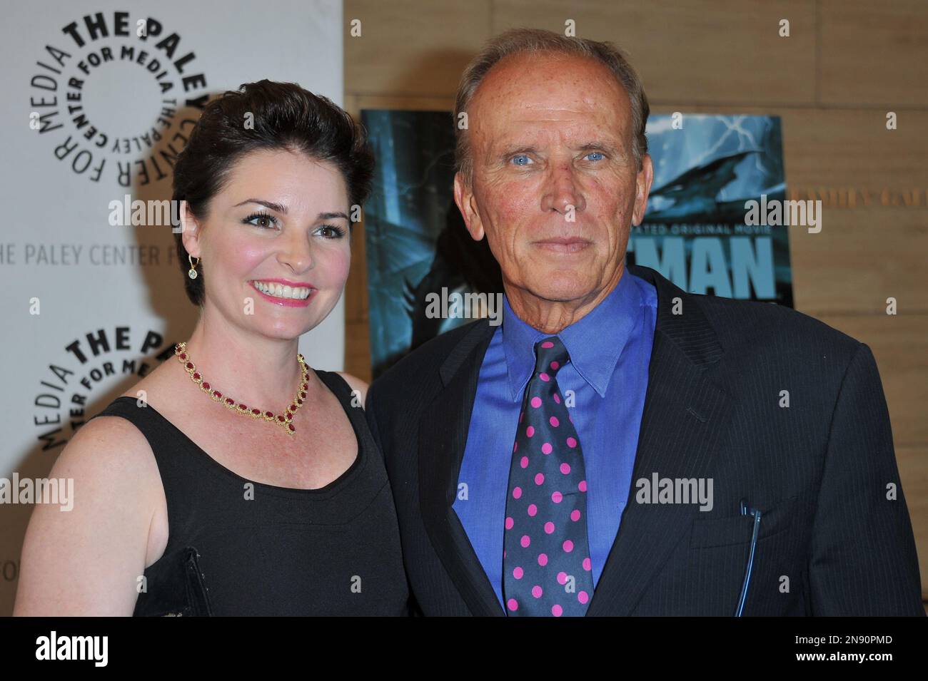 Shari Stowe, left, and Peter Weller attends World Premiere of "Batman ...