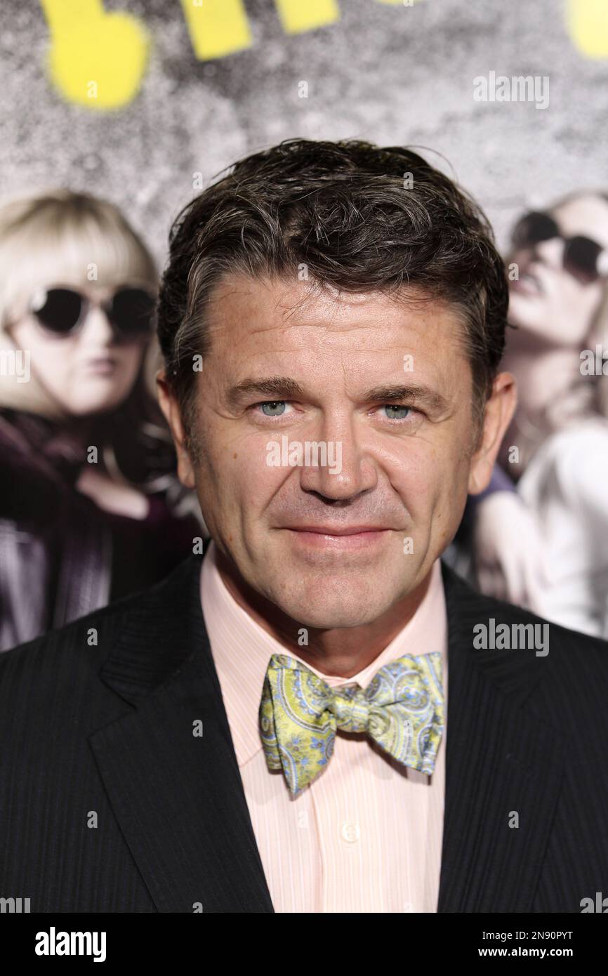 Cast member John Michael Higgins attends the premiere of "Pitch Perfect ...