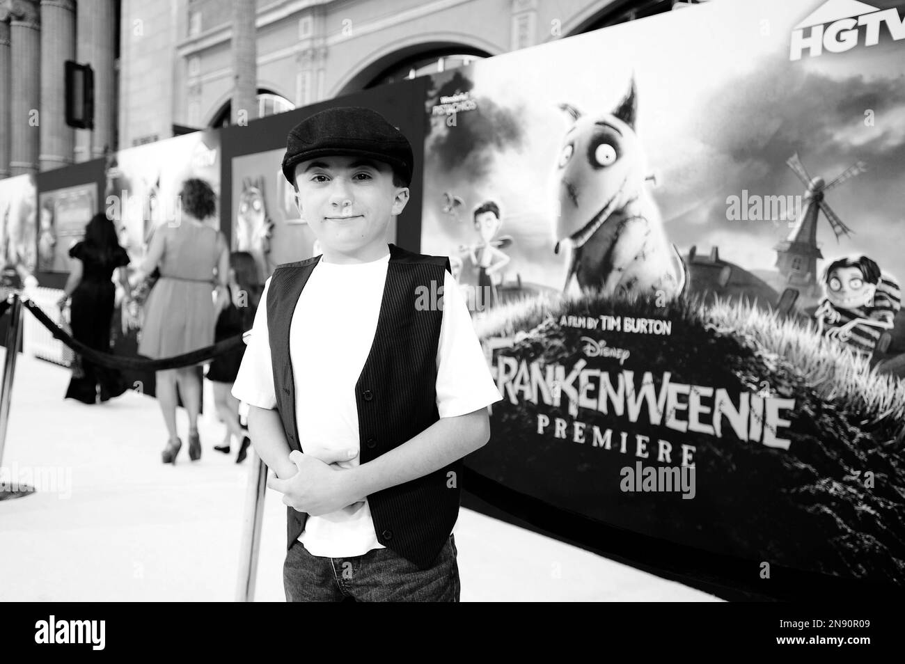 Actor Atticus Shaffer arrives at the premiere of Disney’s stop-motion ...