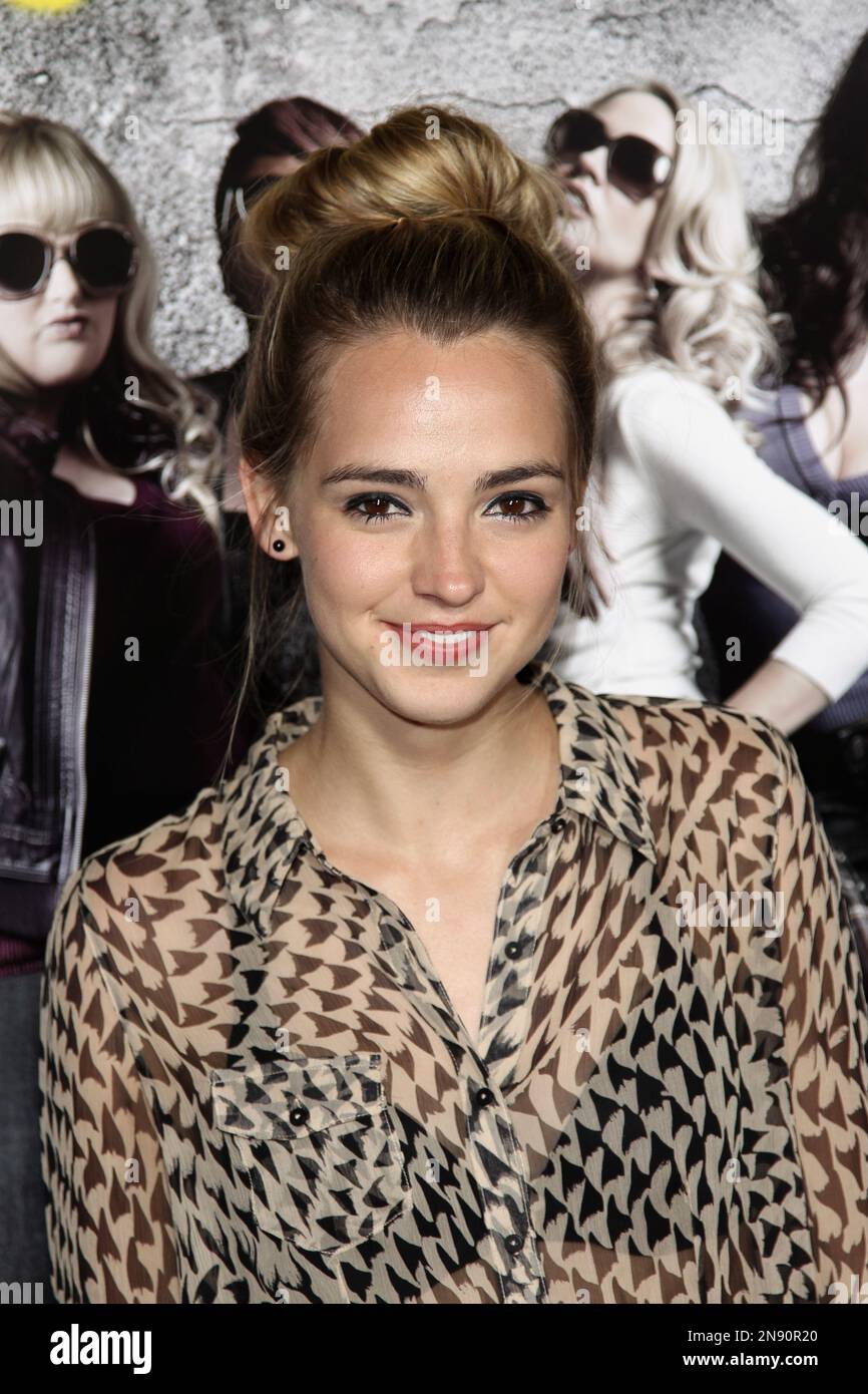 Katelyn Tarver attends the premiere of "Pitch Perfect" at ArcLight ...