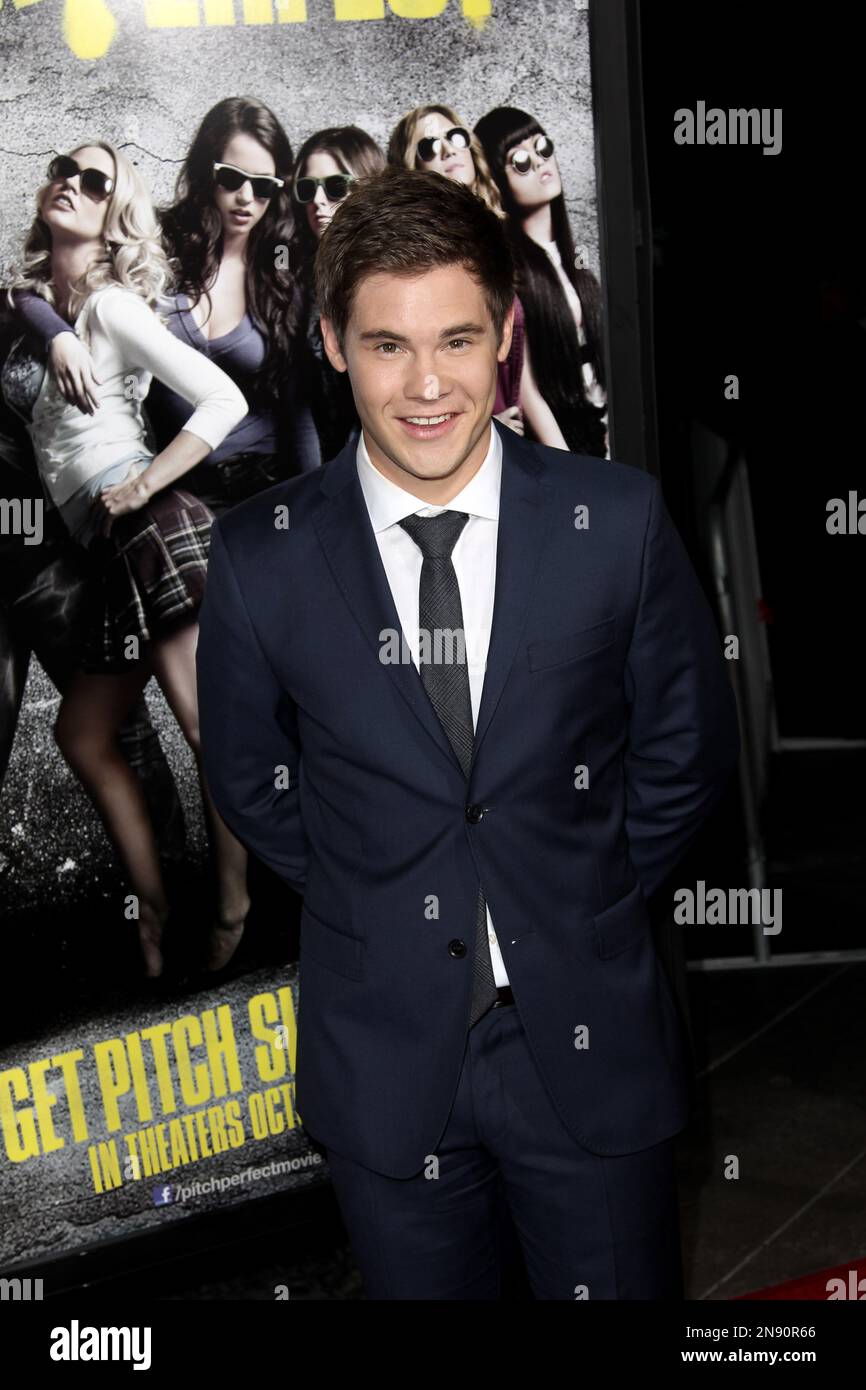 Cast member Adam DeVine attends the premiere of "Pitch Perfect" at ...