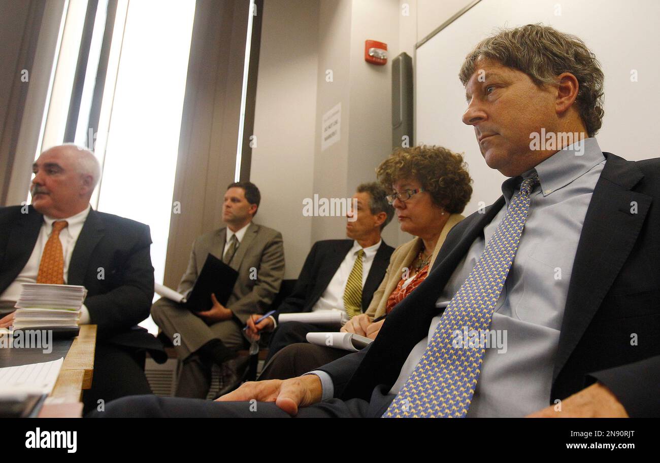 David Meier, right, special consul to the Governor appointed to lead ...