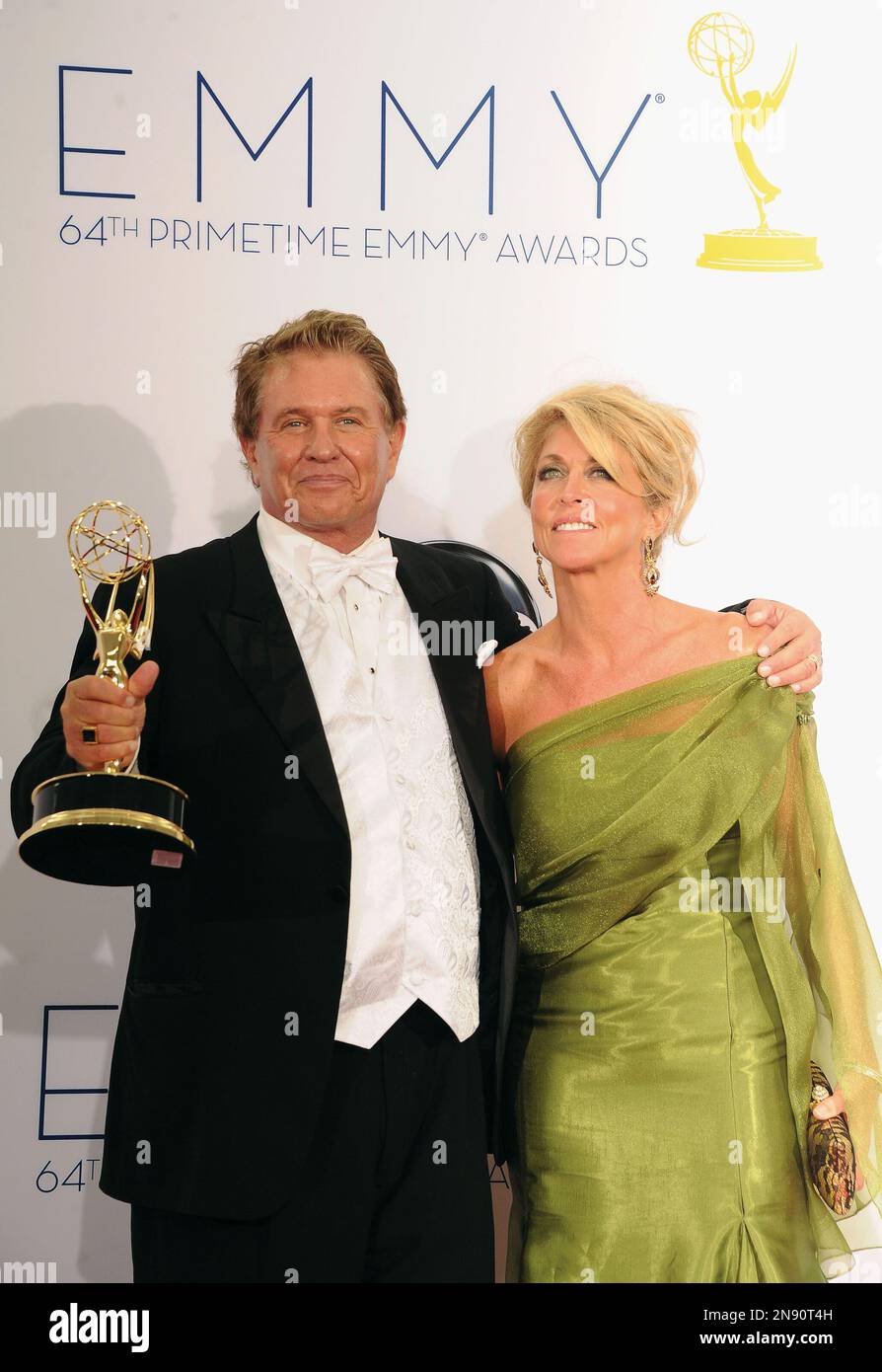 Tom Berenger, at left, and Laura Moretti pose for a photo at The 64th ...