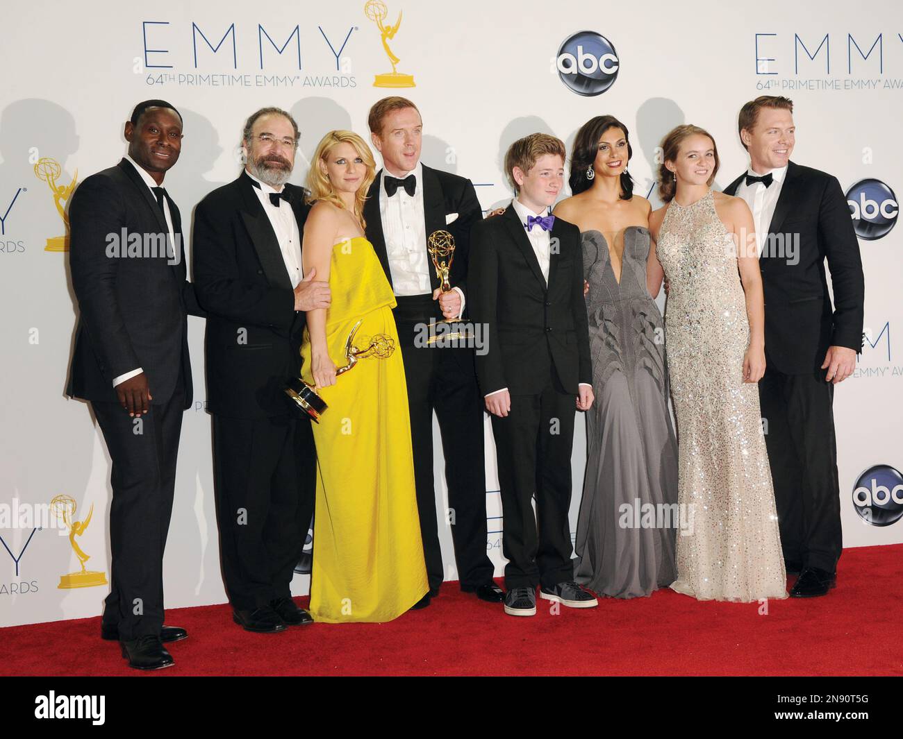 The cast of Homeland poses for a photo at The 64th Annual Primetime ...