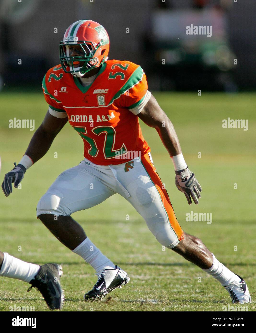 Florida A&M linebacker Brandon Hepburn (52) during the first half of an ...