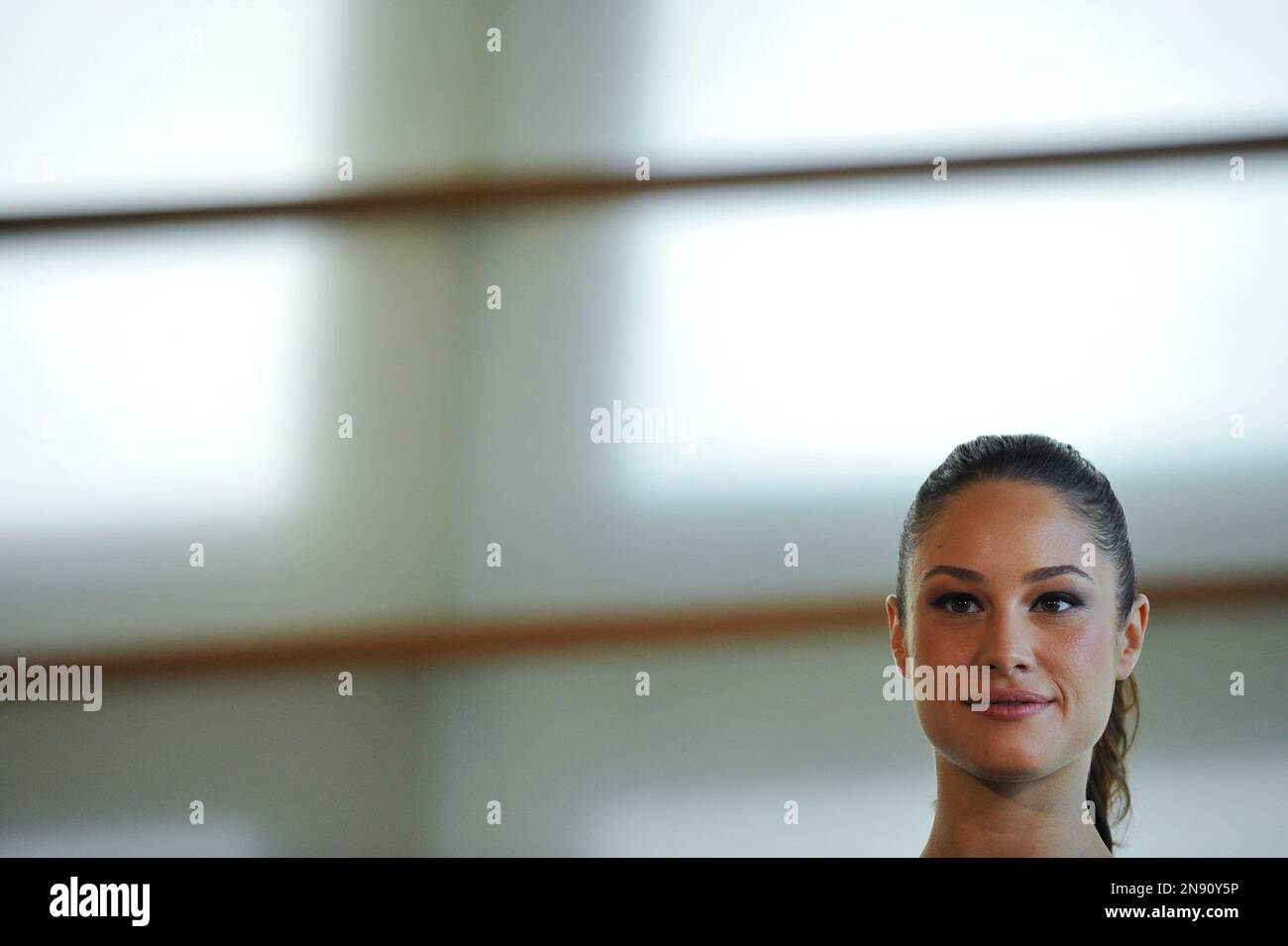 Spanish actress Aida Folch poses during the photo call to promote her ...