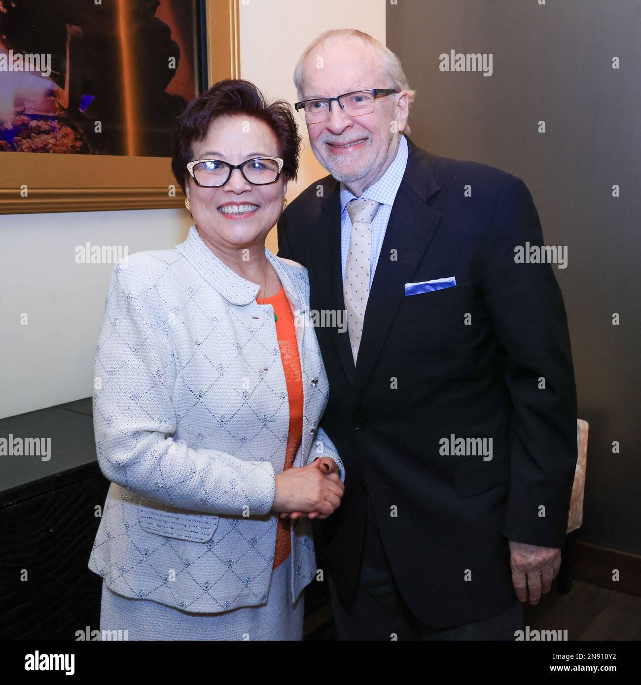 Los Angeles, California, USA. 8th February, 2023. Aris Ai, President of ...