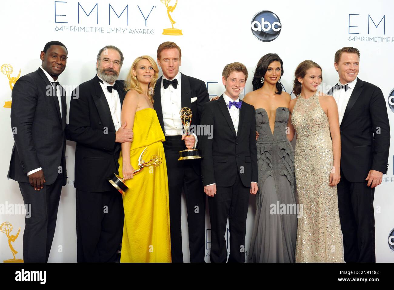 The cast of "Homeland," from left, David Harewood, Mandy Patinkin ...