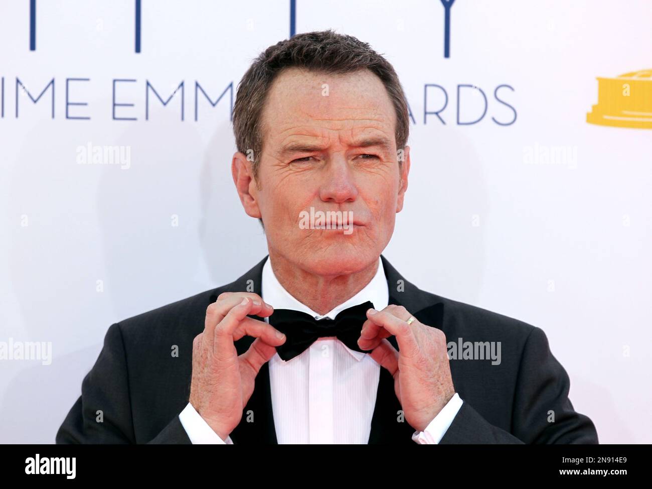 Bryan Cranston arrives at the 64th Primetime Emmy Awards at the Nokia ...