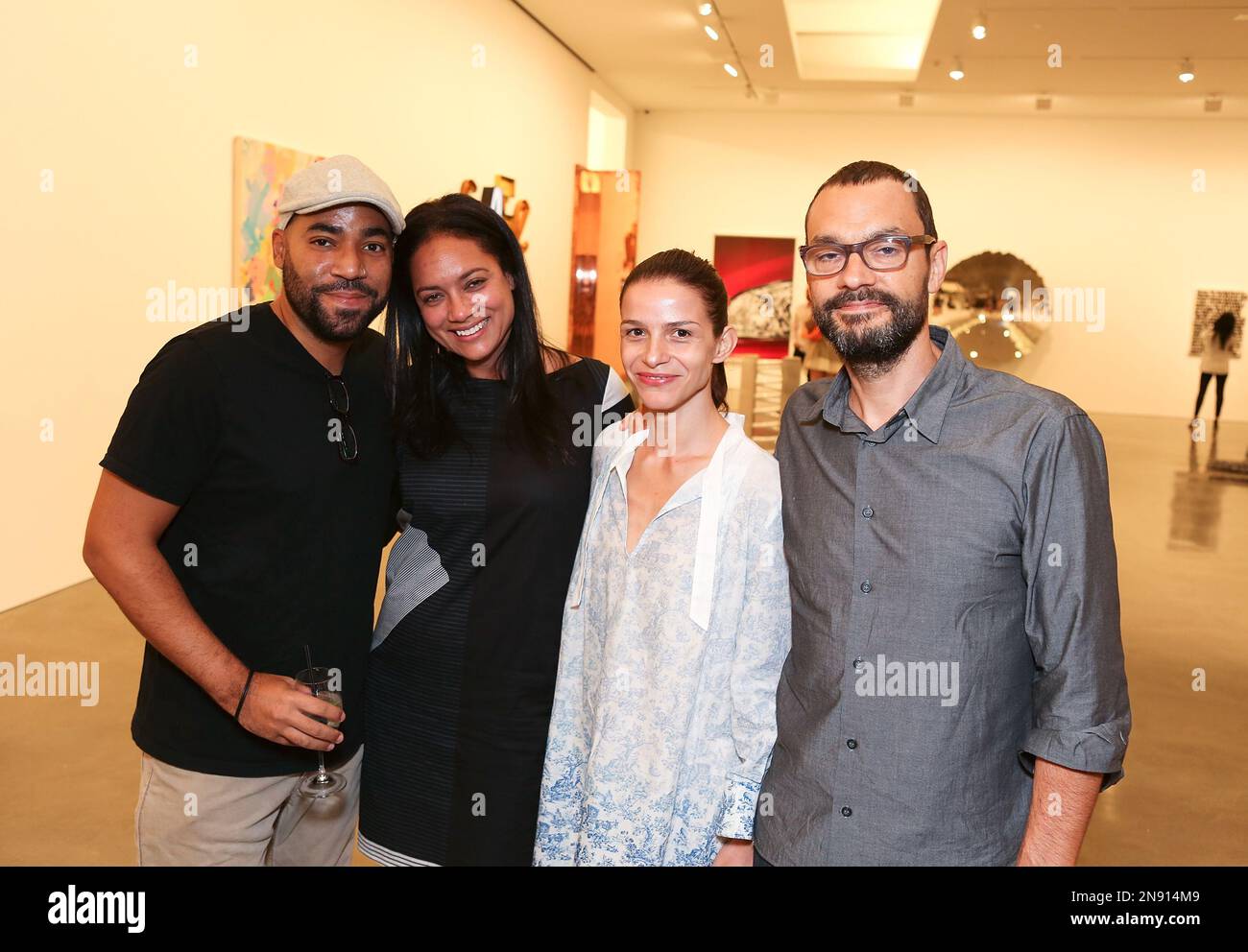 From left, Jeremy Rall, Jennifer Arceneaux, Ana Provacki and Sam Durant ...