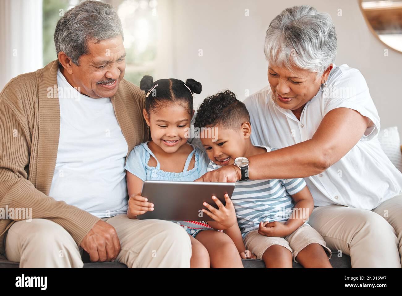 Kids are so smart these days. grandparents bonding with their ...