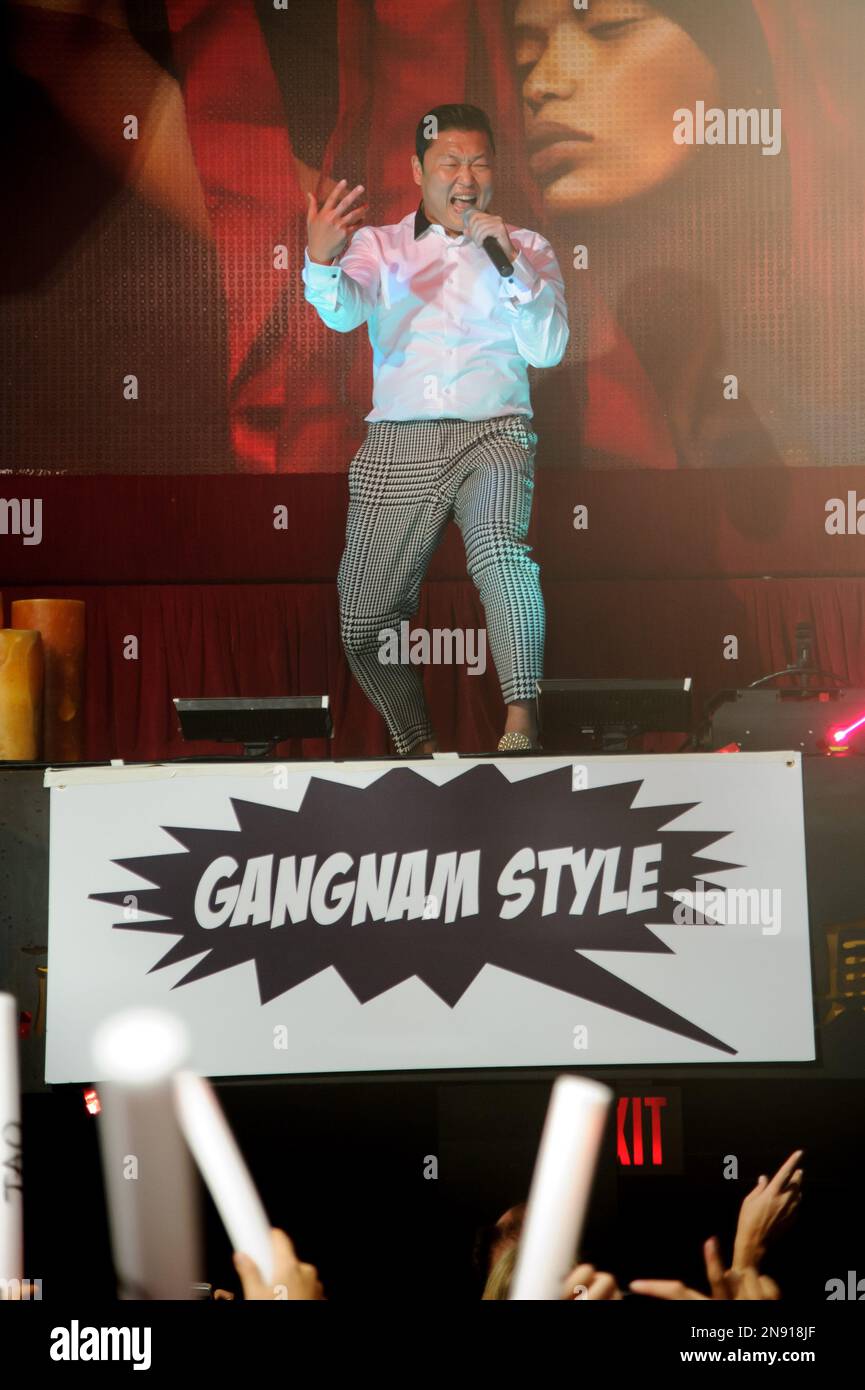 IMAGE DISTRIBUTED FOR TAO - Korean rapper Psy performs "Gangnam Style ...