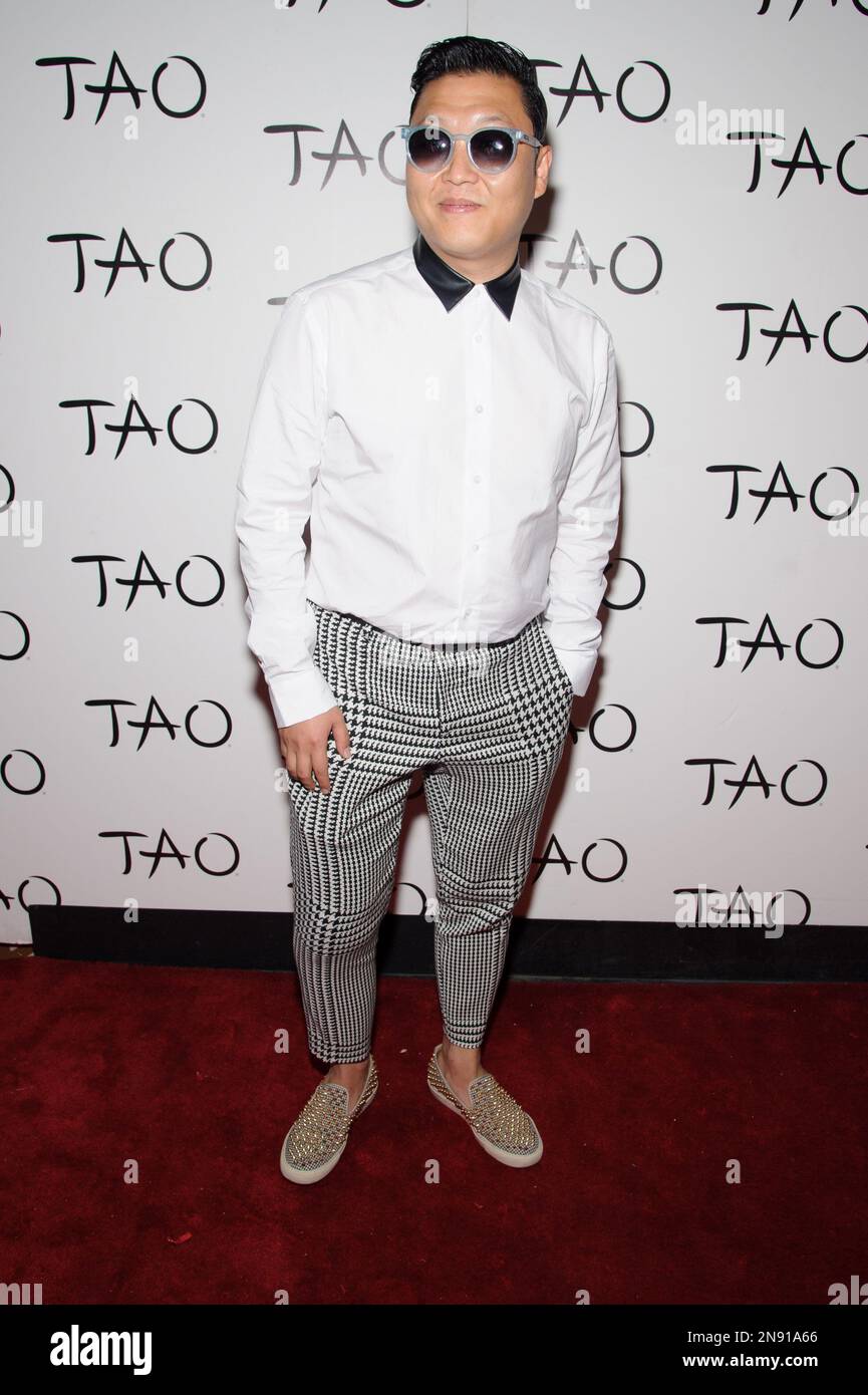 Korean rapper Psy performs "Gangnam Style" at Tao nightclub on Saturday ...