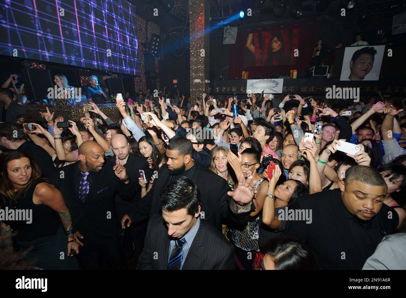 Korean rapper Psy performs "Gangnam Style" at Tao nightclub on Saturday ...