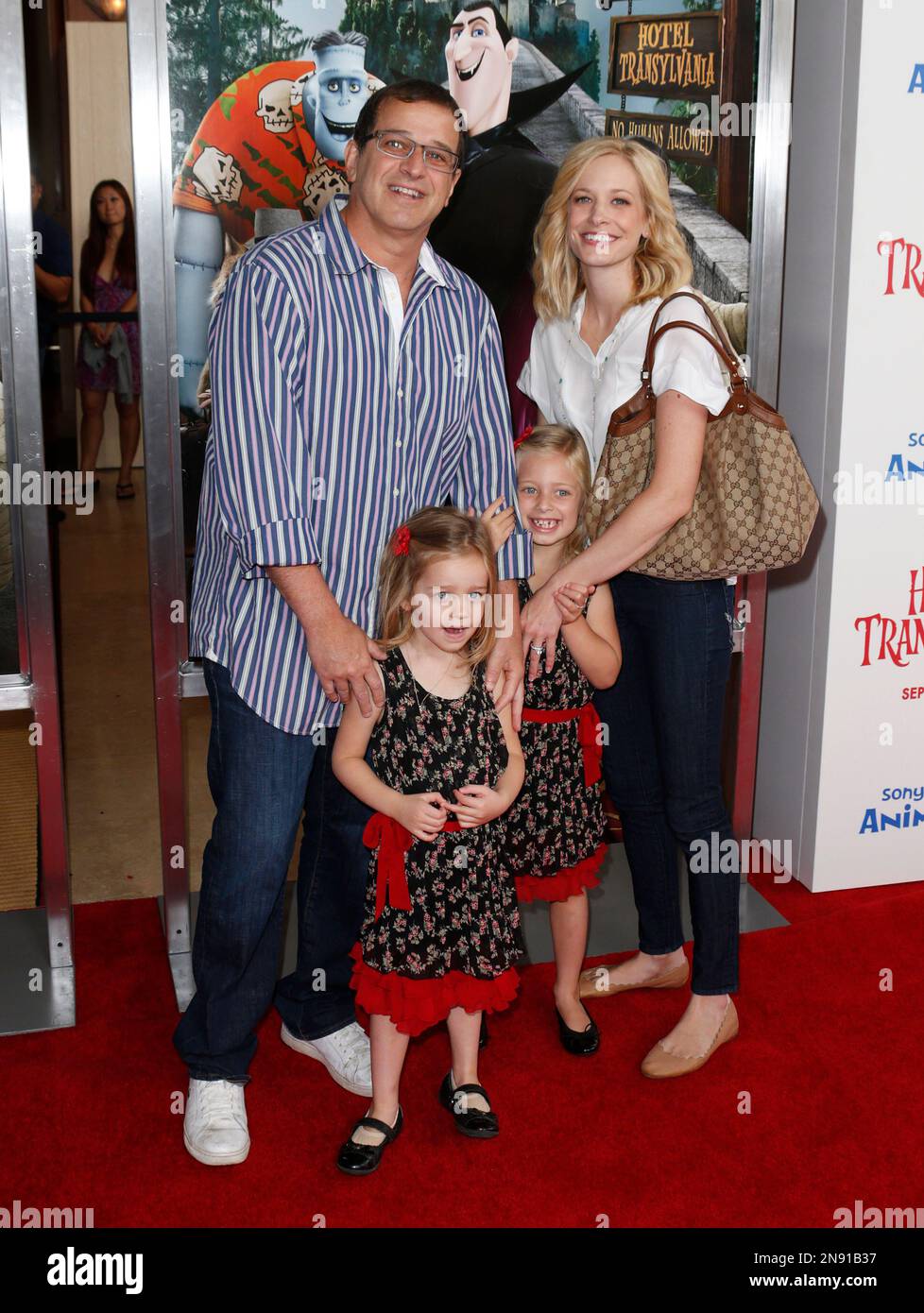 Executive Producer Allen Covert and family attend an LA screening of ...