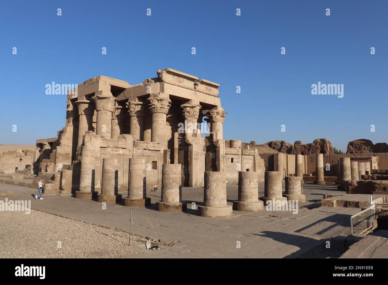 the temple of Kom Ombo in Aswan, Egypt Stock Photo - Alamy