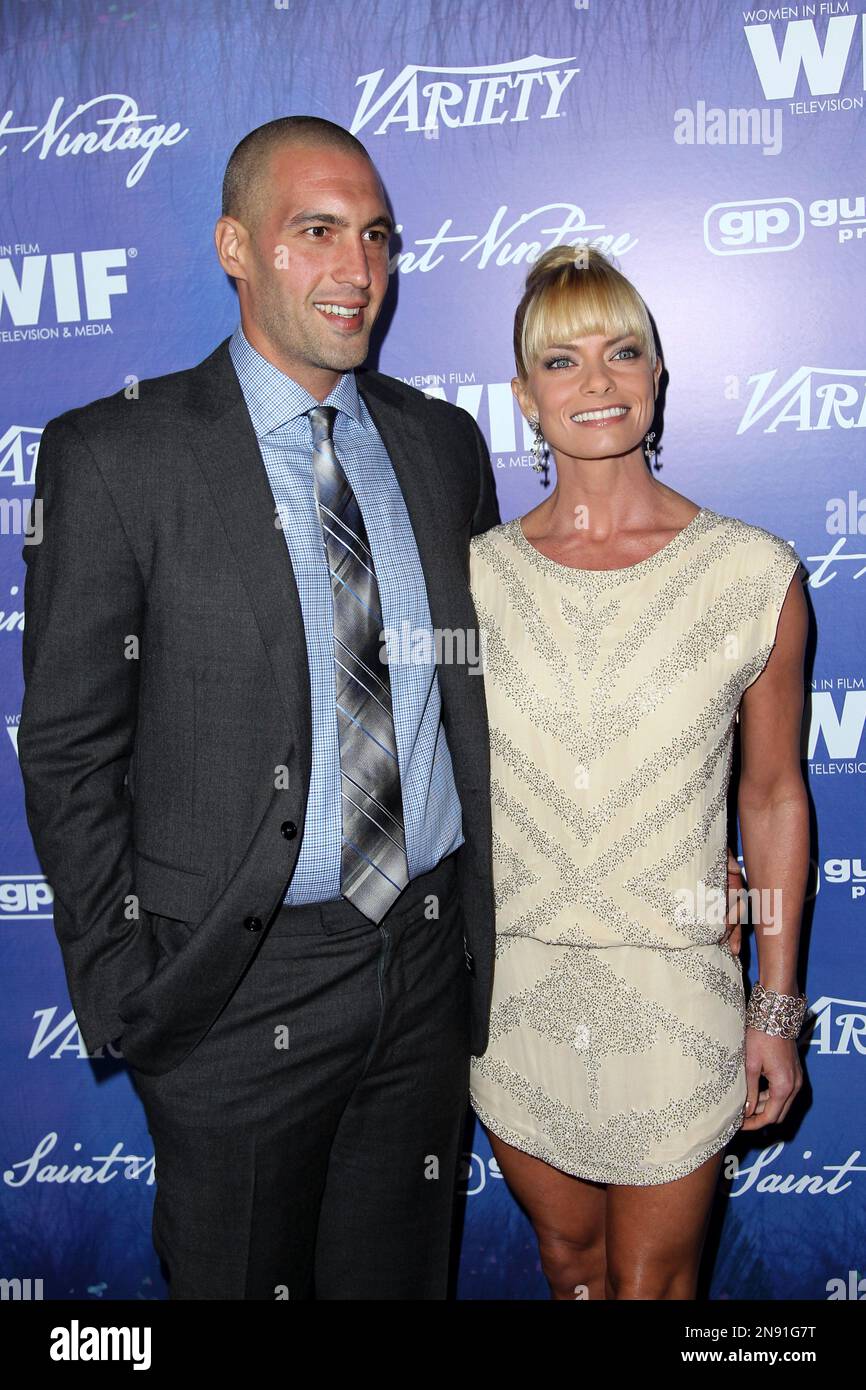 Jaime Pressly, right, and Hamzi Hijazi attend the Variety and Women in ...