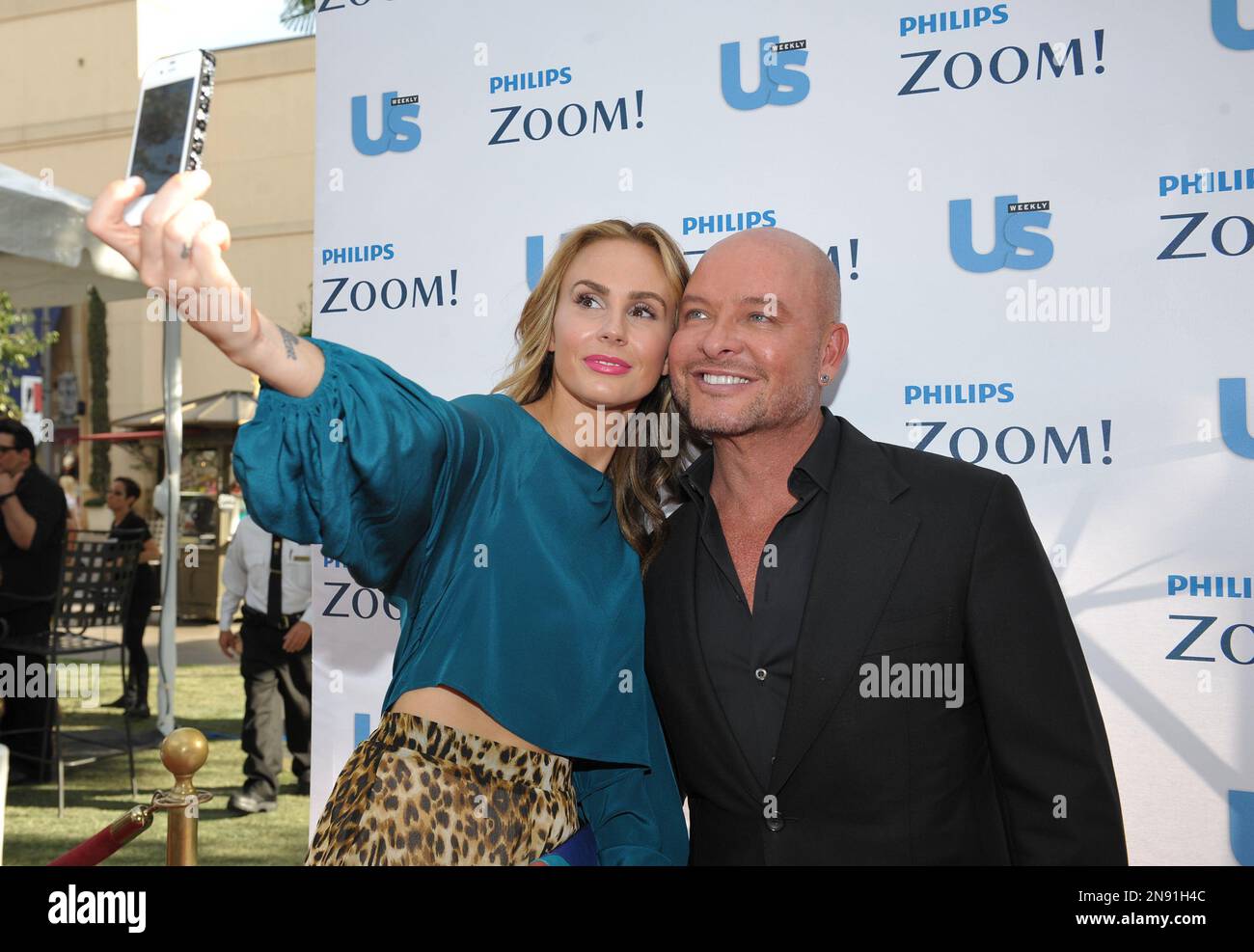 Keltie Colleen, left and Collier Strong is seen at the Philips Zoom Red ...