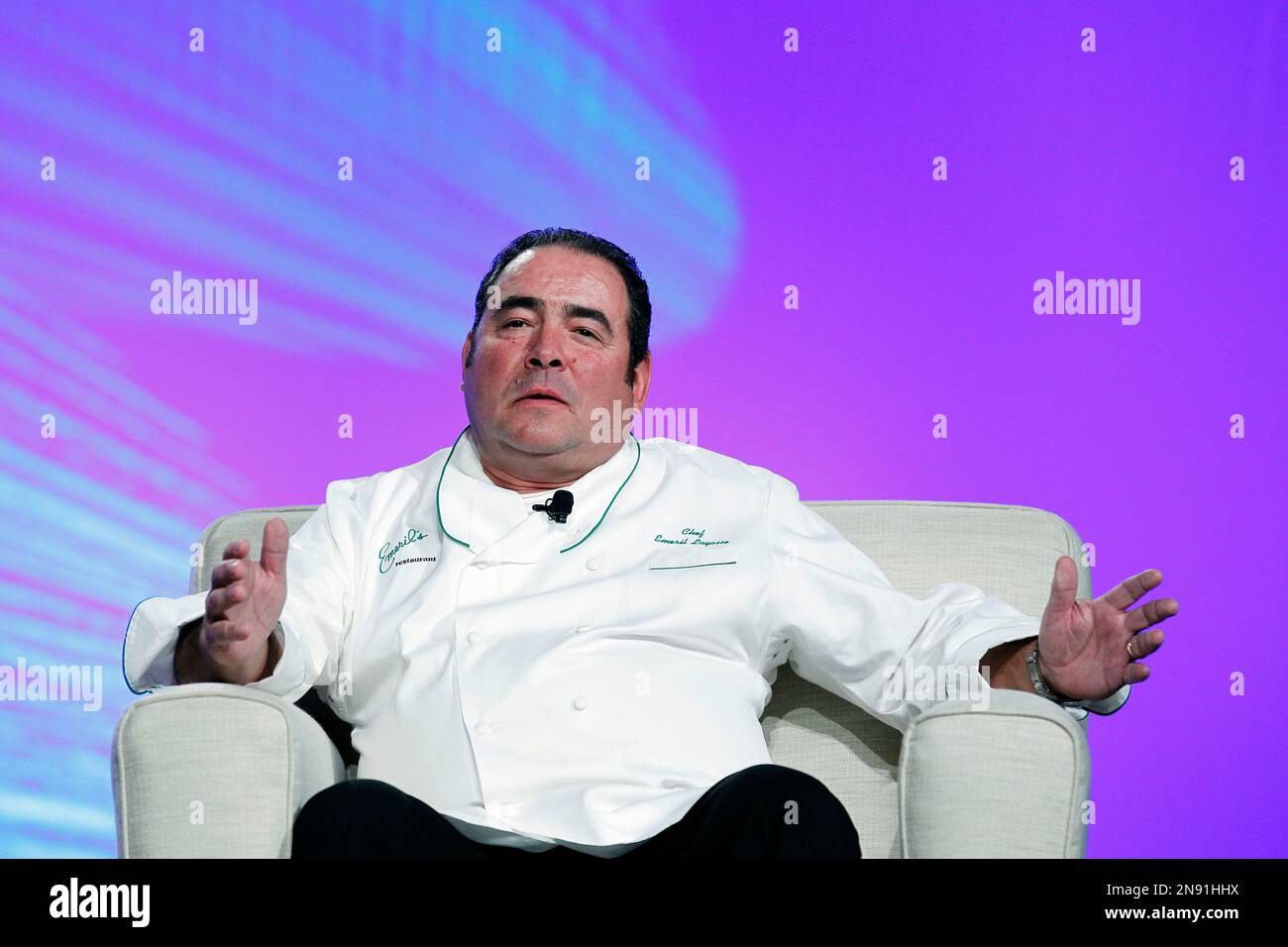 Restauranteur Emeril Lagasse appears at the AARP convention in New ...