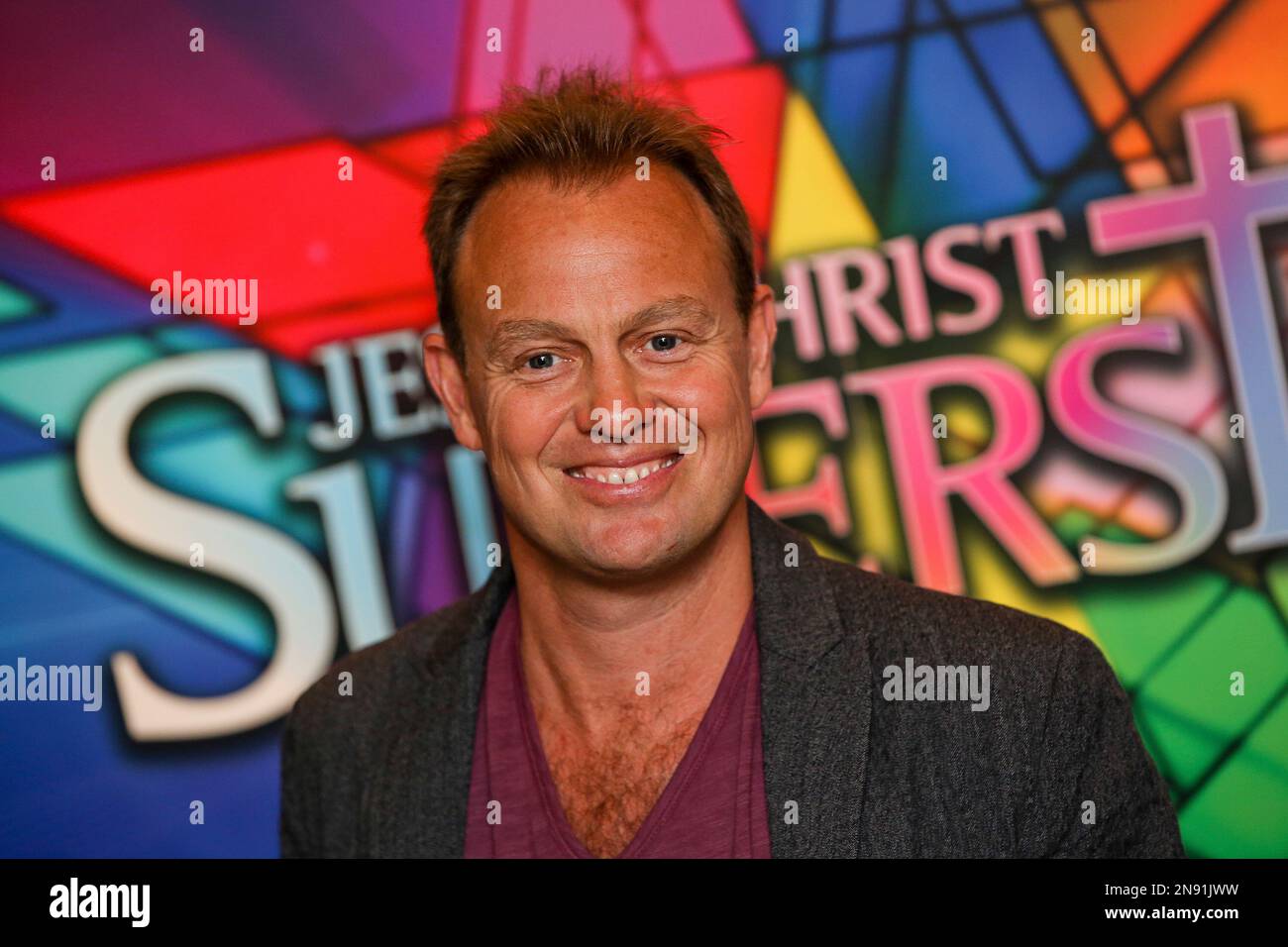 Actor Jason Donovan arrives at the opening night of Andrew Lloyd Webber ...