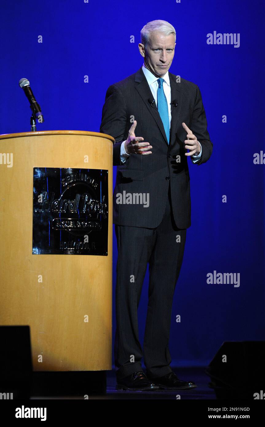 Anderson Cooper appears at the Seminole Hard Rock Hotel and Casinos ...