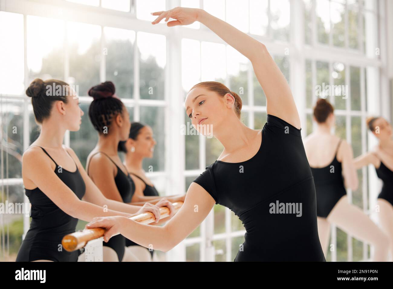 Breaking out of this two star town. a group of ballet dancers ...