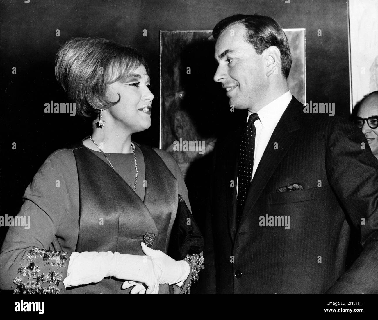 Author Gore Vidal, right, and actress Edie Adams are seen at "The Best ...