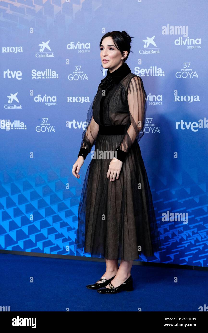 Alauda Ruiz de Azua attending the 37th Goya Awards at FIBES Conference ...