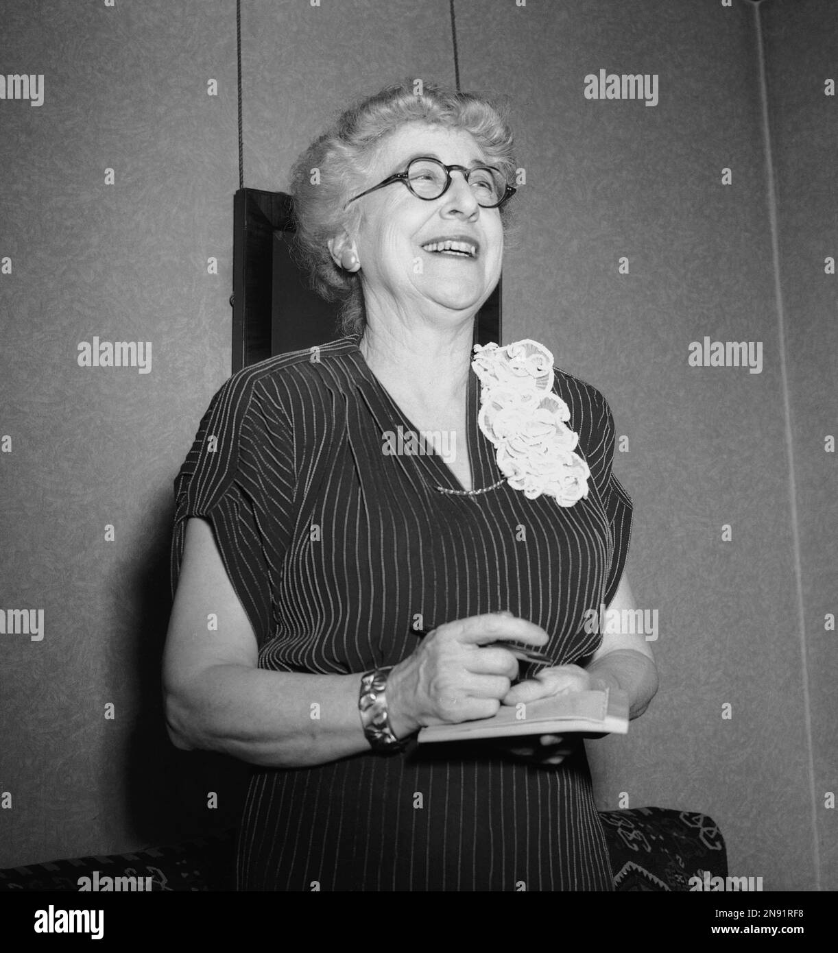 Jeannette Rankin, first American congresswoman shown Feb. 25, 1947 ...