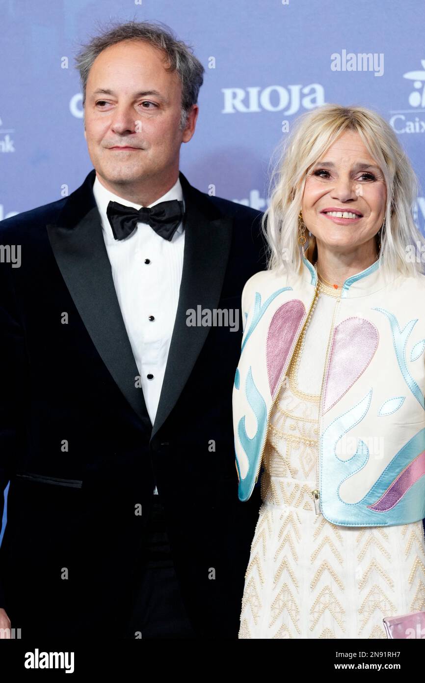 Narcis Rebollo, Eugenia Martinez de Irujo attending the 37th Goya ...