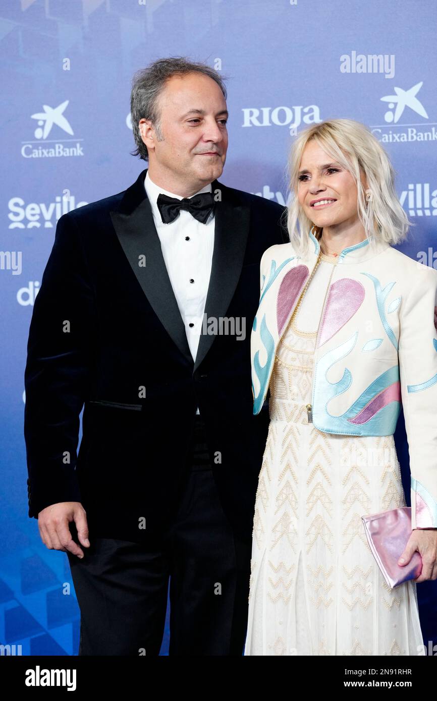 Narcis Rebollo, Eugenia Martinez de Irujo attending the 37th Goya ...