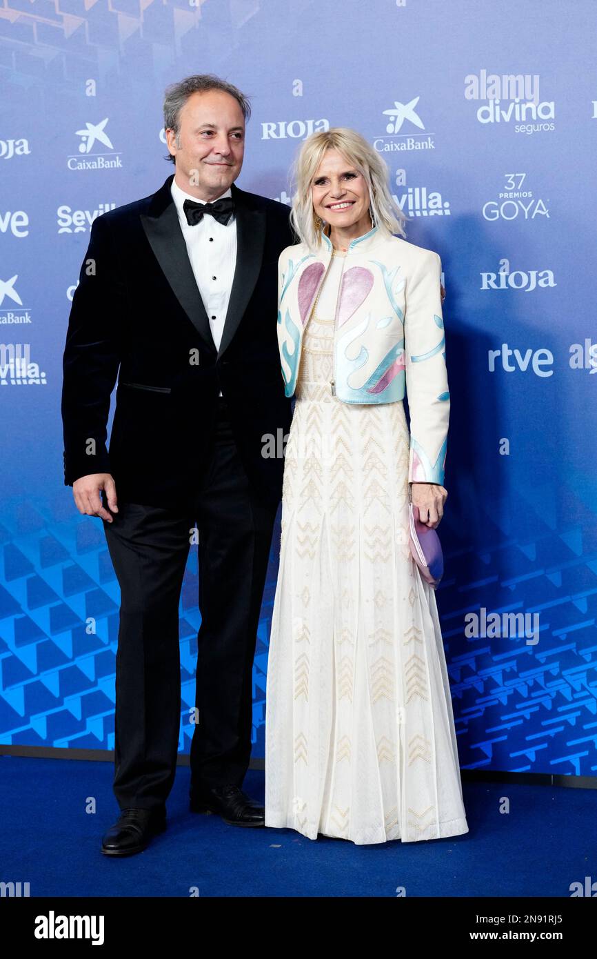 Narcis Rebollo, Eugenia Martinez de Irujo attending the 37th Goya ...