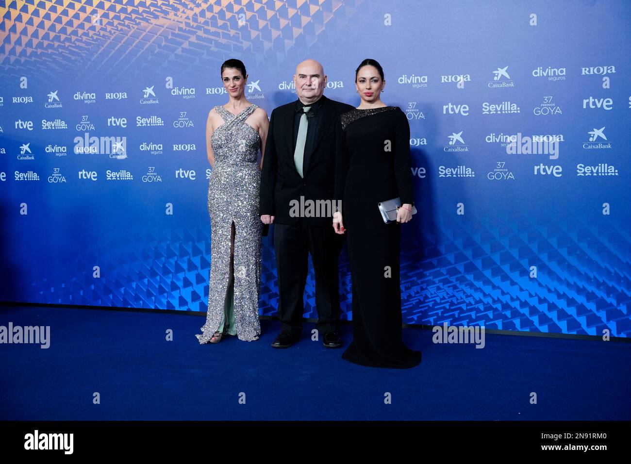 Ruth Gabriel, Antonio Saura Medrano, Anna Saura attending the 37th Goya ...