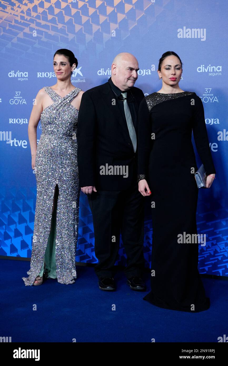 Ruth Gabriel, Antonio Saura Medrano, Anna Saura attending the 37th Goya ...
