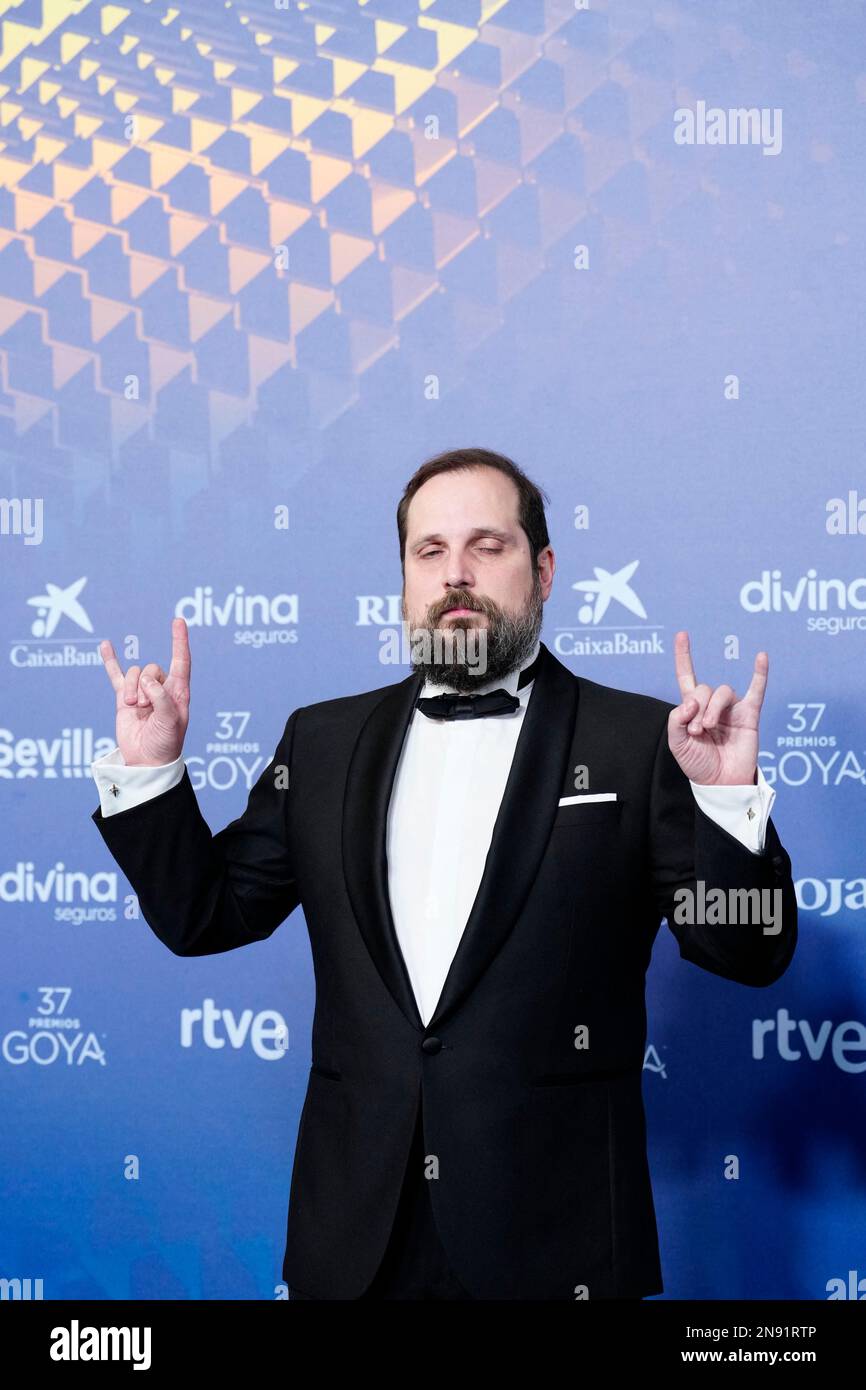 Carlos Vermut attending the 37th Goya Awards at FIBES Conference and ...
