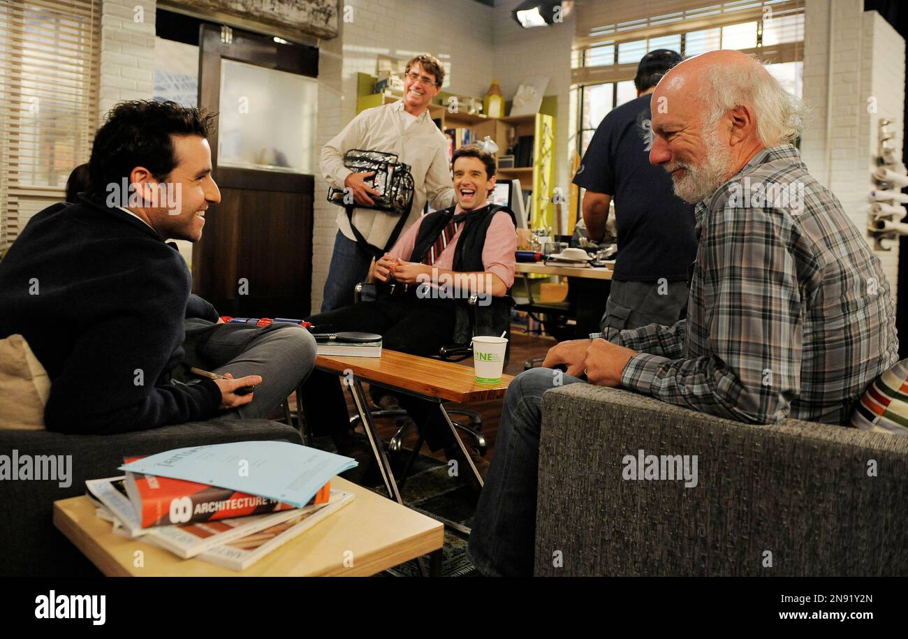 James Burrows, right, director of the television series "Partners ...